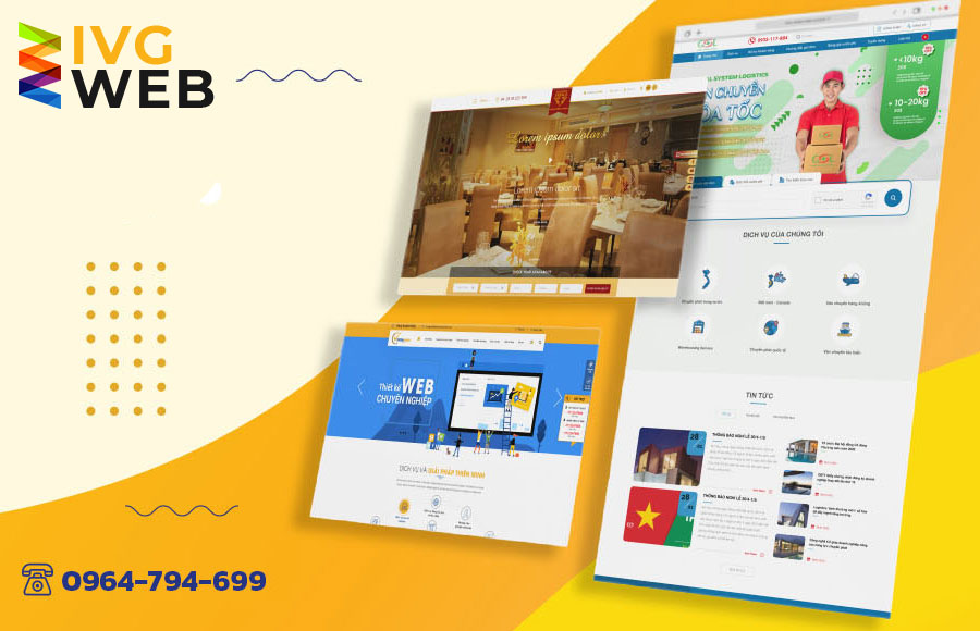 Thiết kế website IVG Web